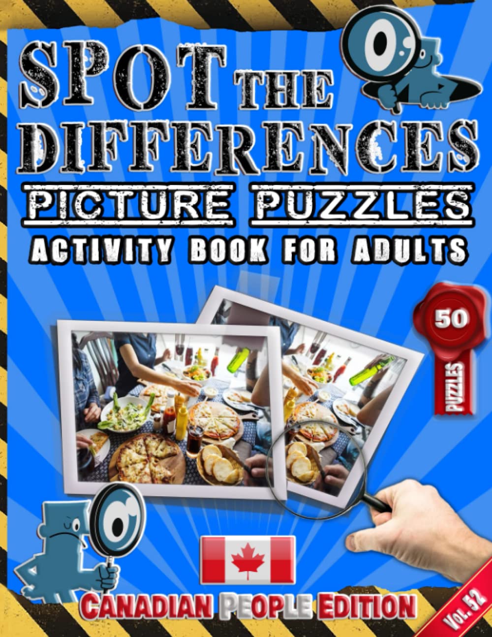 Spot the Differences : Picture Puzzles - Activity Book for Adults ...