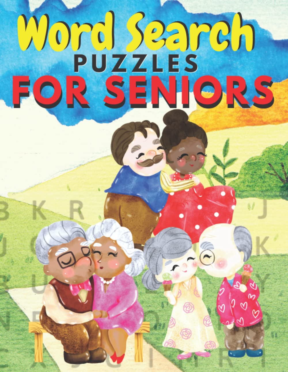 Word Search Puzzles For Seniors: Large Print Word Search Book For ...