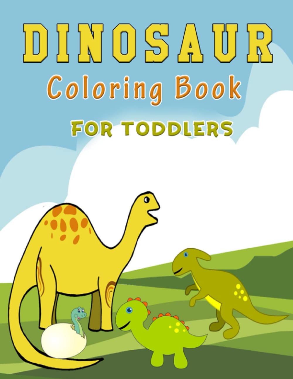 Dinosaur ColoringBook For Toddlers: Dinosaurs Coloring Book for ...