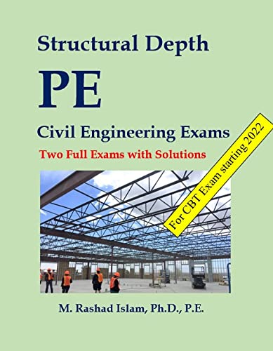 Structural Depth PE Civil Engineering Exams - Two Full Exams with ...