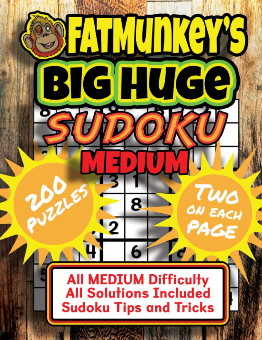 FatMunkey's Big Huge Sudoku, Medium: Giant Print - Two Sudoku on Each ...