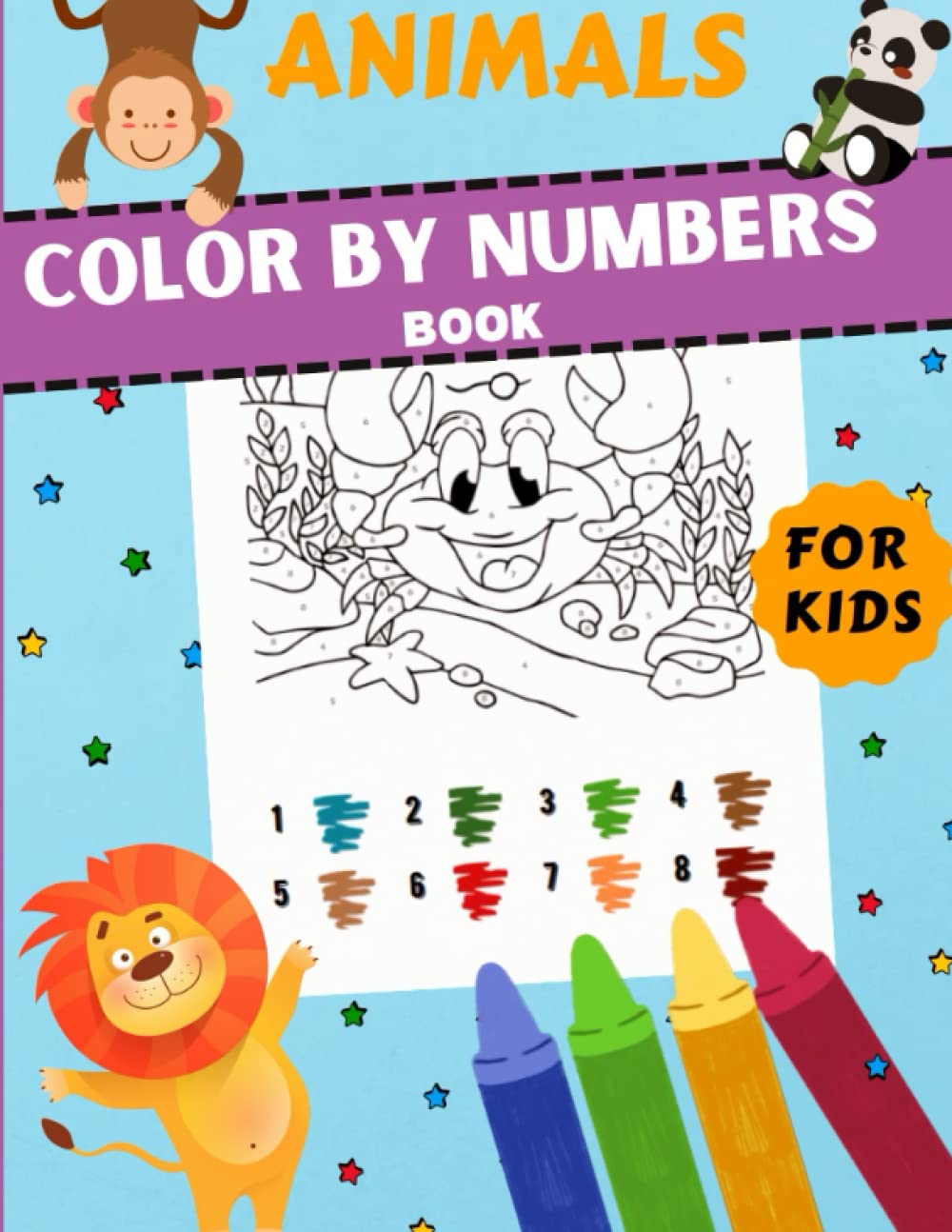 Animals Color by Numbers Book | Animals Coloring Activity book: 60 ...