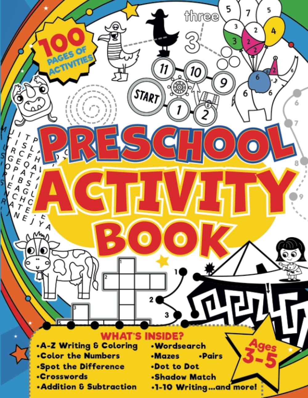 Preschool Activity Book: 100 Pages Packed Full of Fun Activities for ...