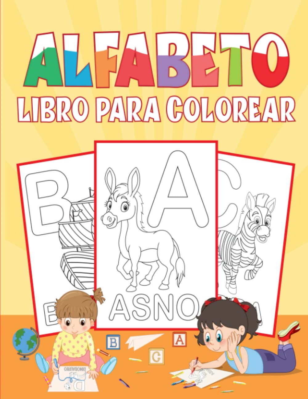 Alfabeto Espanol Colorear