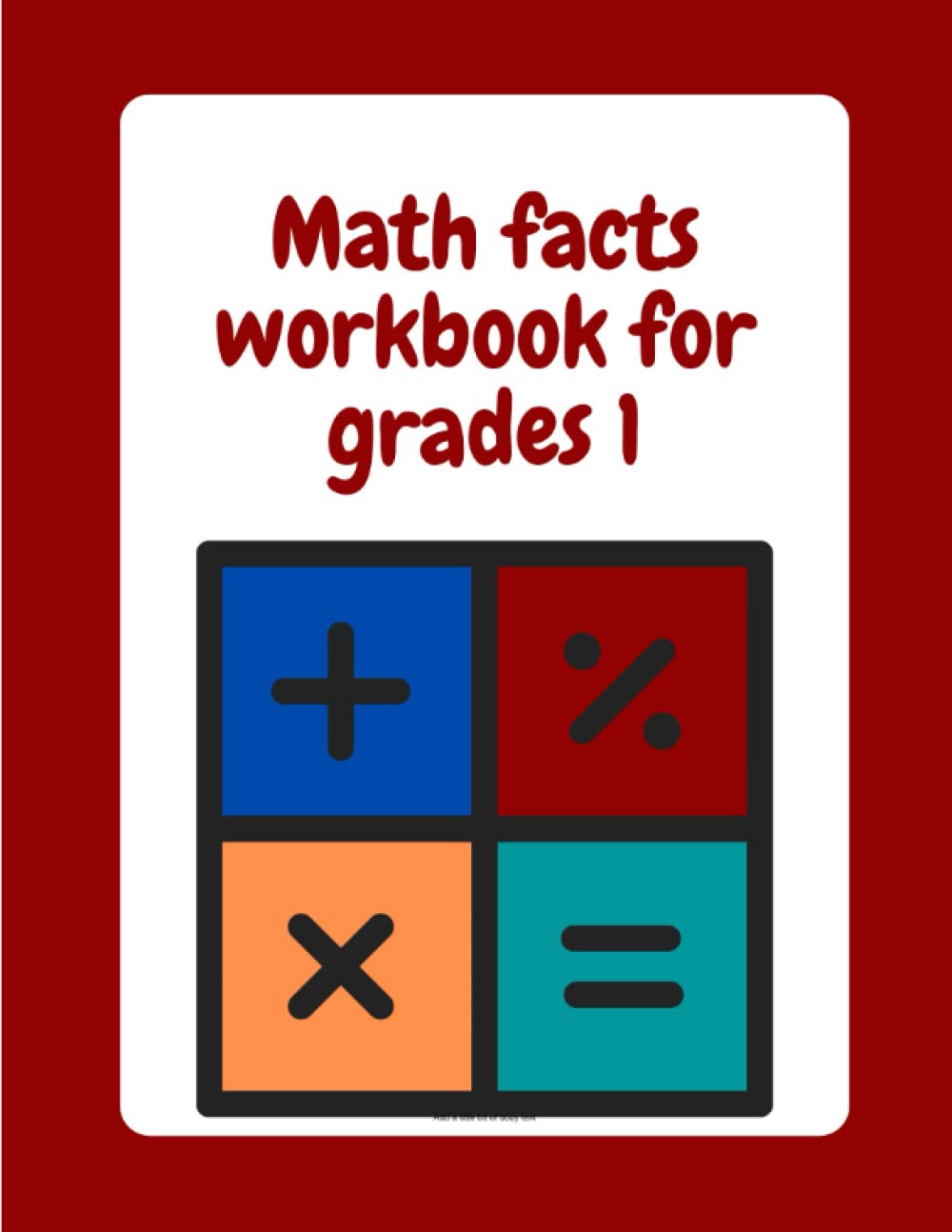 Math Facts Workbook for Kids by Little Bell | Goodreads