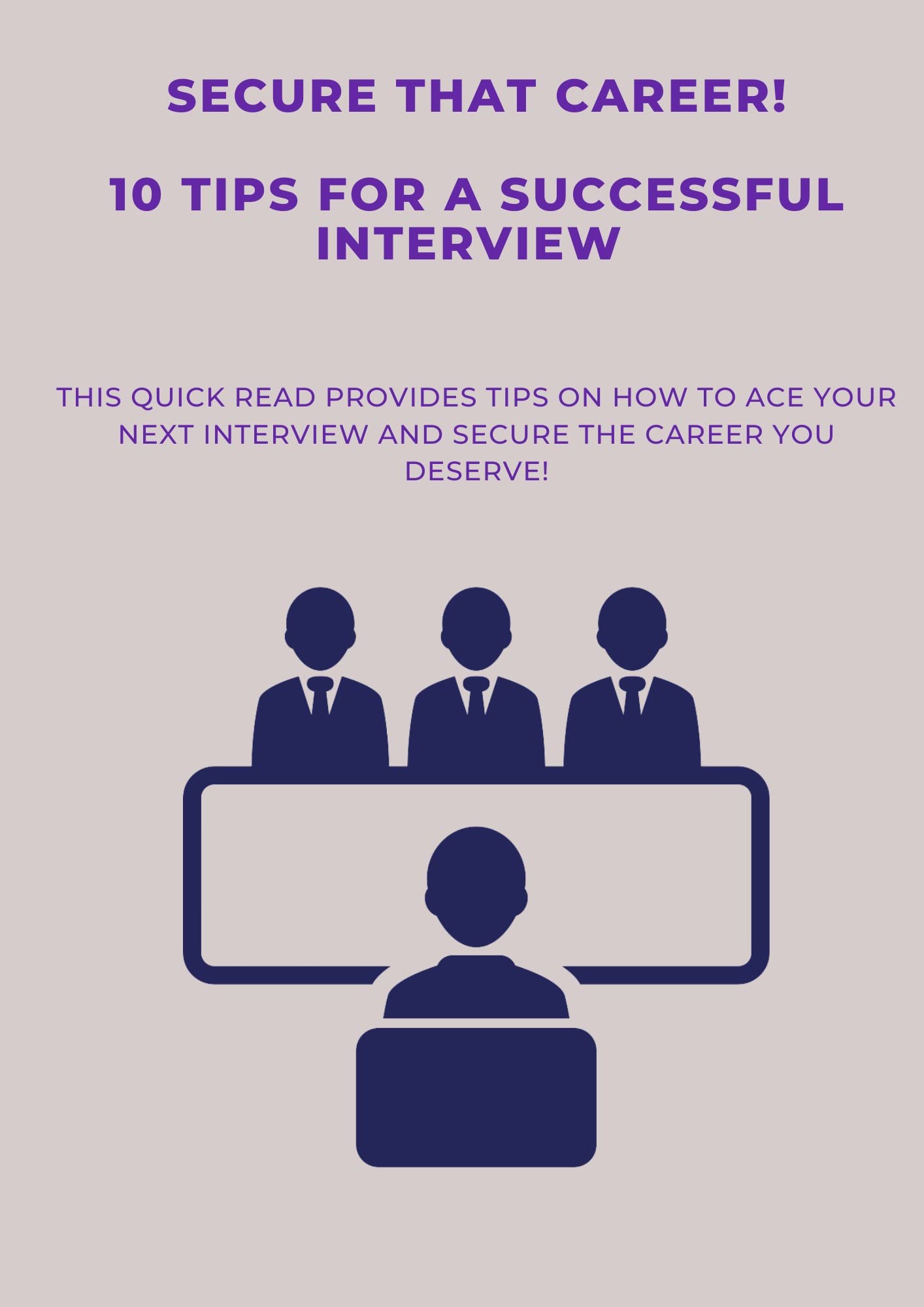 SECURE THAT CAREER! 10 TIPS FOR A SUCCESSFUL INTERVIEW by Yasmin Flack ...