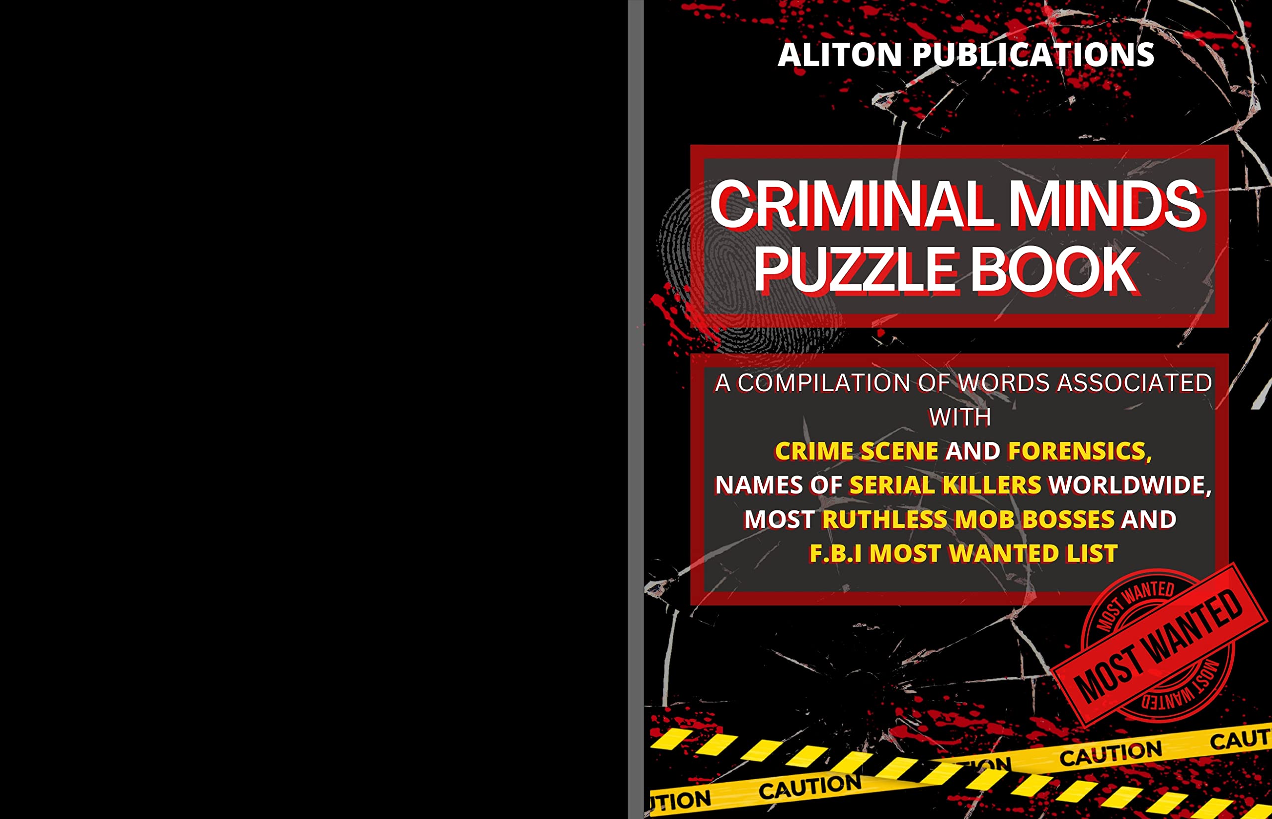 CRIMINAL MINDS PUZZLE BOOK: A COMPILATION OF WORDS ASSOCIATED WITH ...