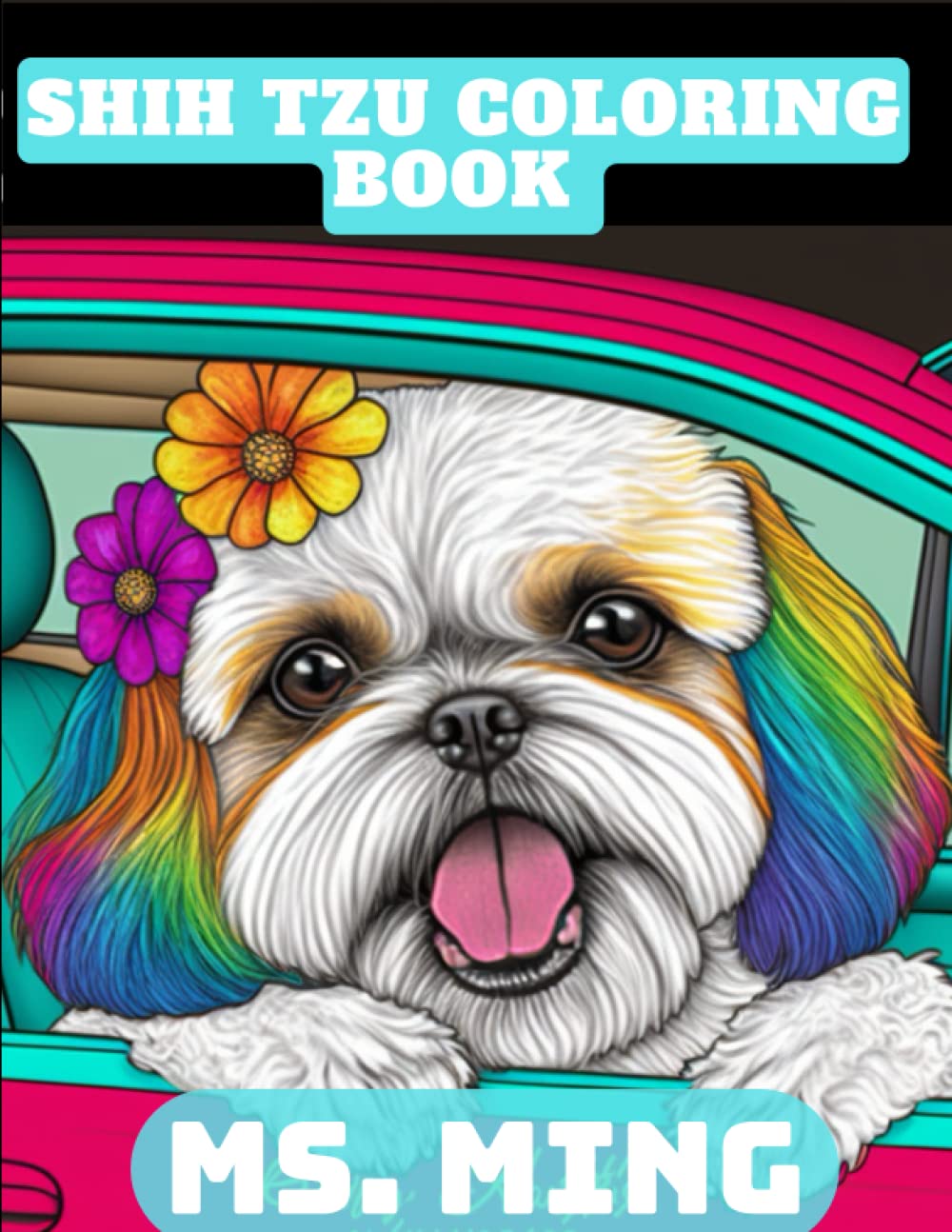 Shih Tzu Coloring Book: Coloring Book for Dog Lovers by Dow Printing ...
