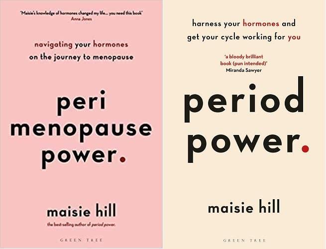 Peri Menopause Power, Period Power 2 Book Set Collection by Maisie Hill ...