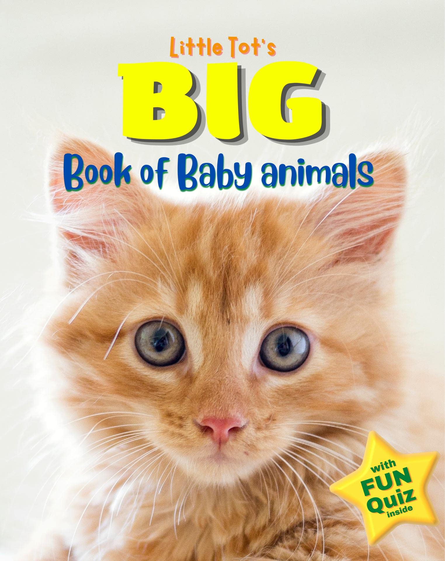 Little Tot's BIG book of Baby Animals: Large Print Picture Names for ...