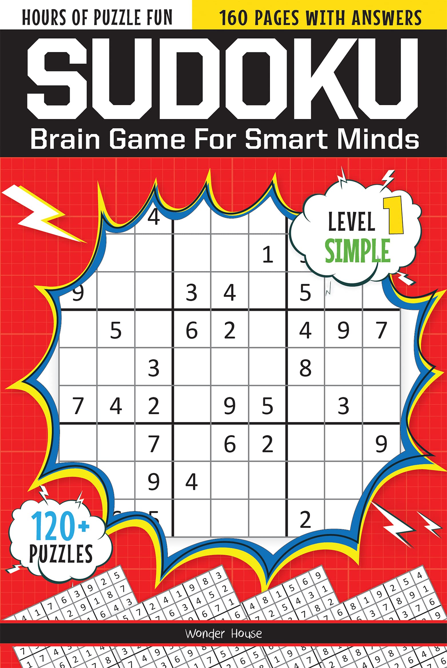 Sudoku - Brain Booster Puzzles for Kids: Level 1 (Simple) by Wonder ...