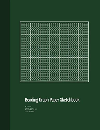 Beading Graph Paper Sketchbook: Peyote Stitch Graph Paper , Seed ...