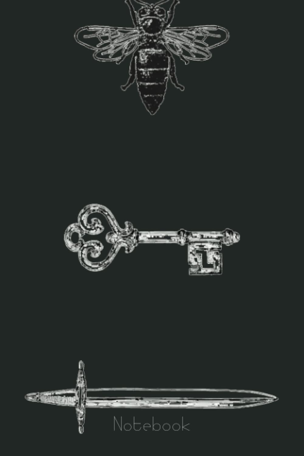 Fantasy Fiction Starless Novel Sea Bee Key Sword Book Notebook Vintage ...