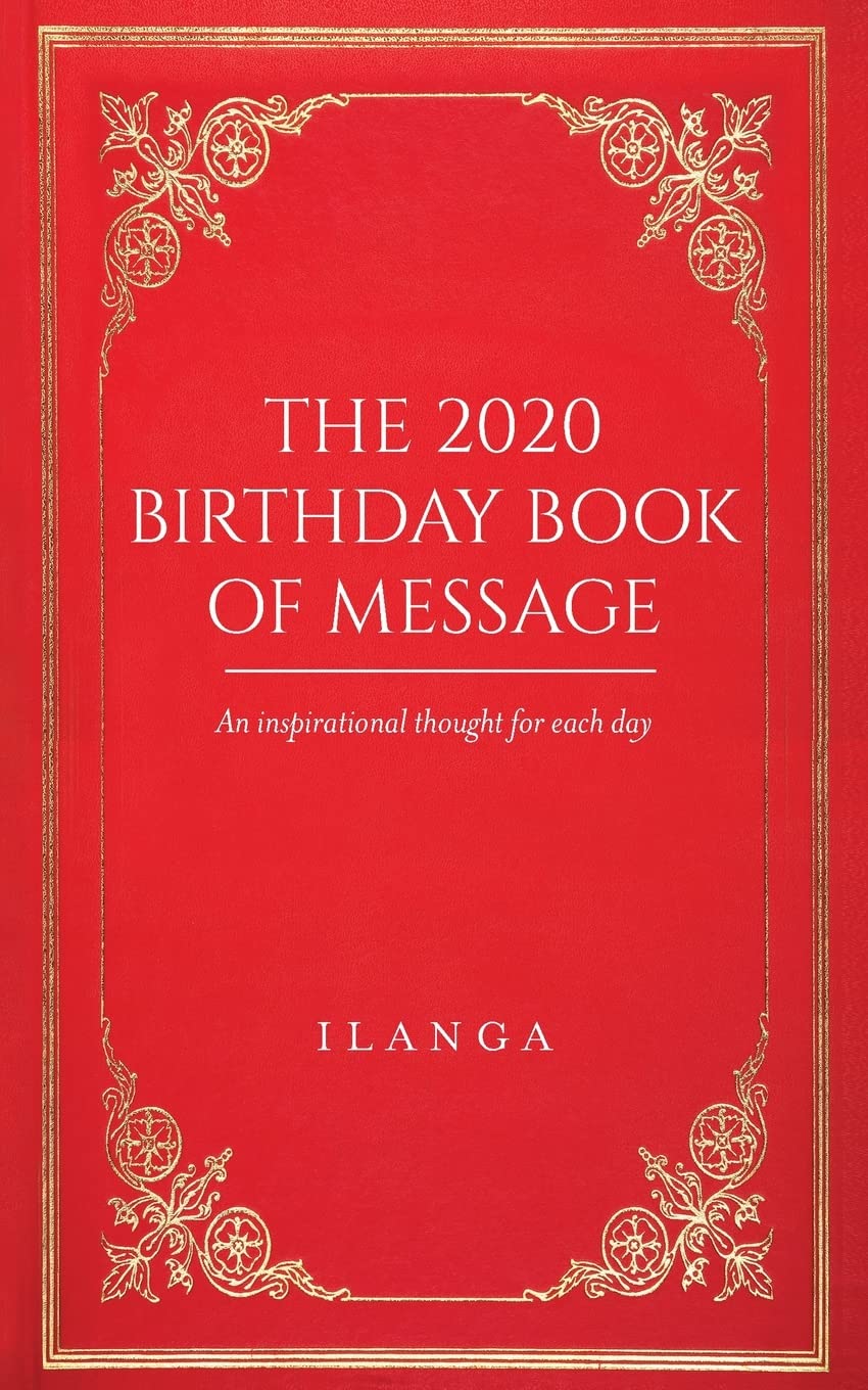 The 2020 Birthday Book of Message: An inspirational thought for each ...