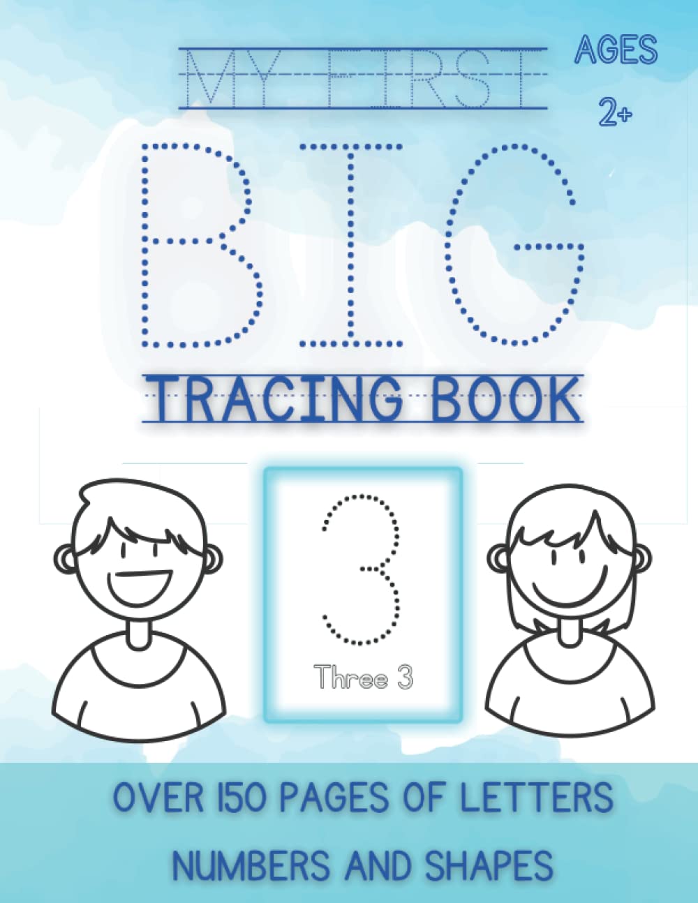 My First Big Tracing Book: Trace and Color Big Letters, Numbers And ...