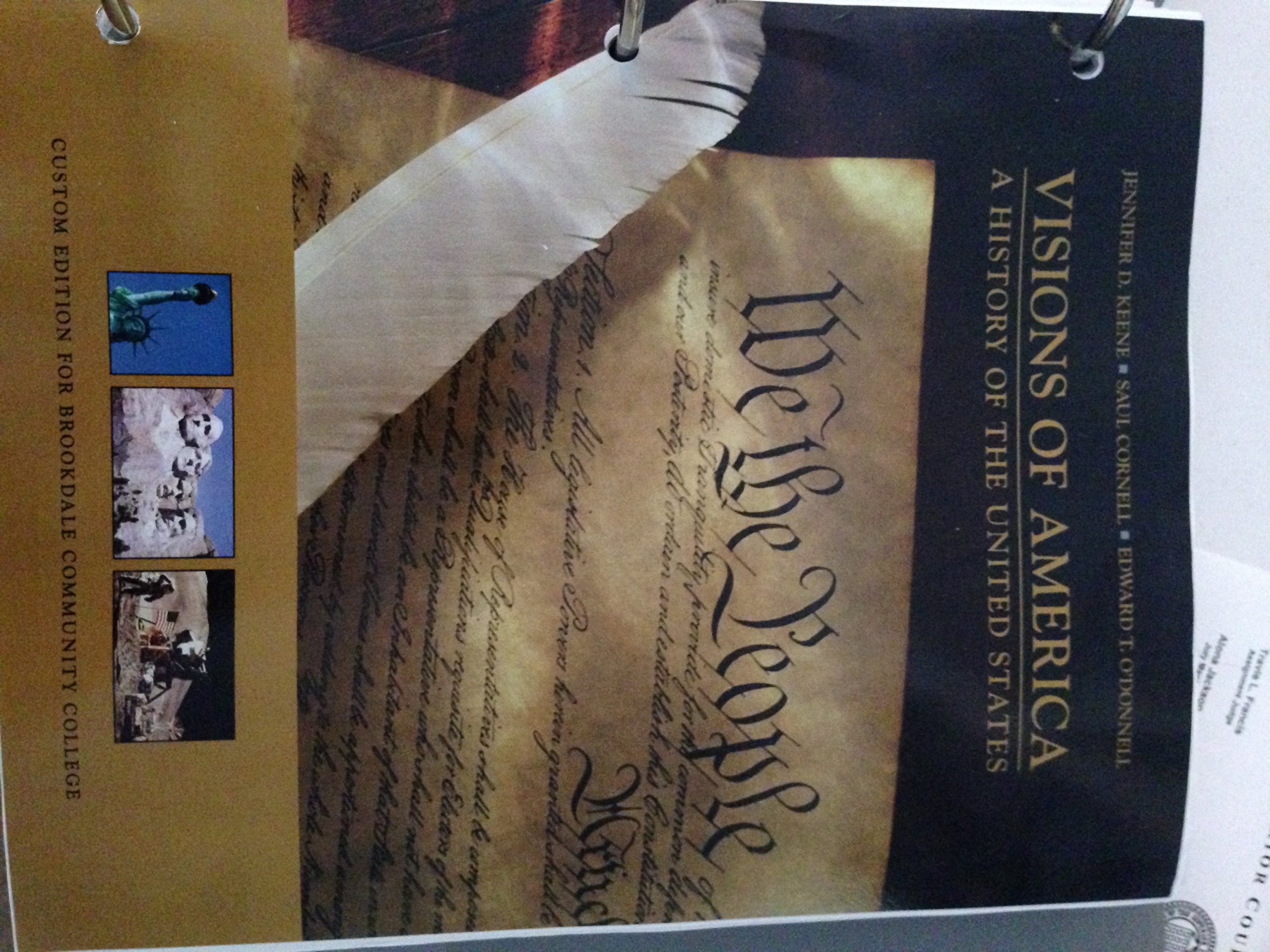 Visions of America: A History of the United States by Jennifer D. Keene ...