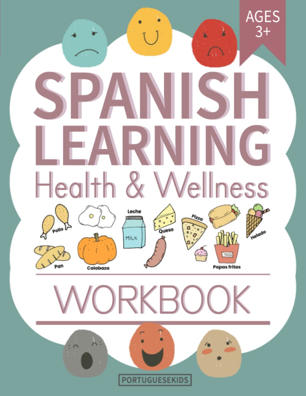 Spanish Learning Health & Wellness Workbook: Positive Education ...