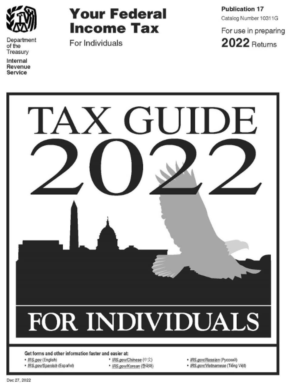 Your 2022 Federal Income Tax Guide For Individuals For Filing Your your-2022-federal-income-tax-guide-for-individuals-for-filing-your