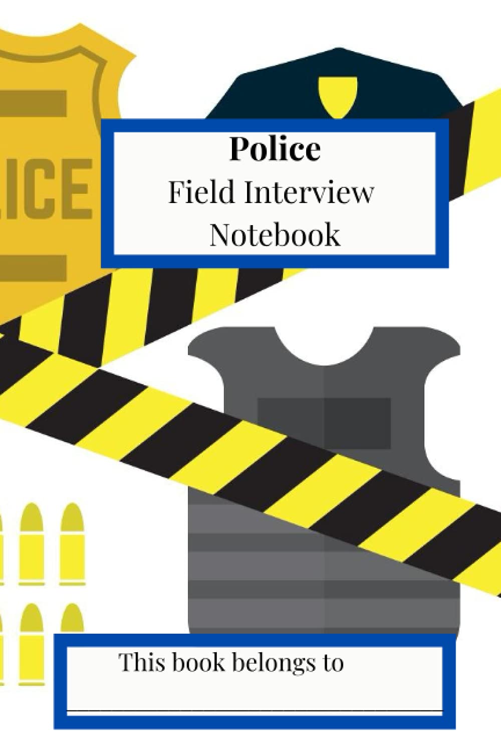 Police Field Interview Notebook, perfect for incident report 6.125 x 9. ...