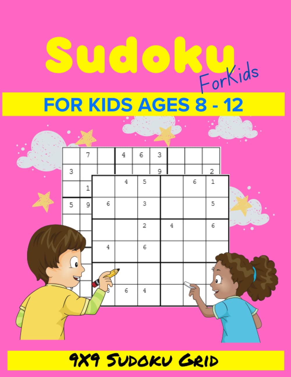 Sudoku For Kids: 9x9 Sudoku Grid, 81 Pages including solutions 8.5x11 ...