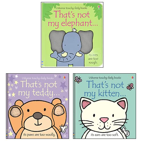 Thats Not My Touchy Feely Series 3 Books Collection Set By Fiona Watt ...