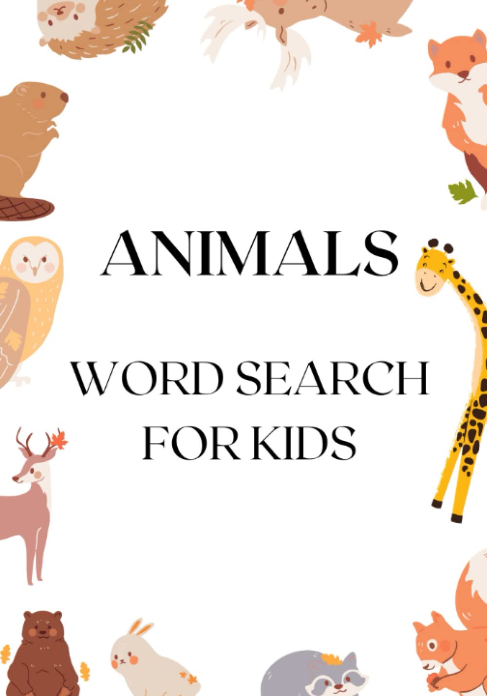 Animals Word Search for Kids, All Types of Animals, Learning by Davide ...