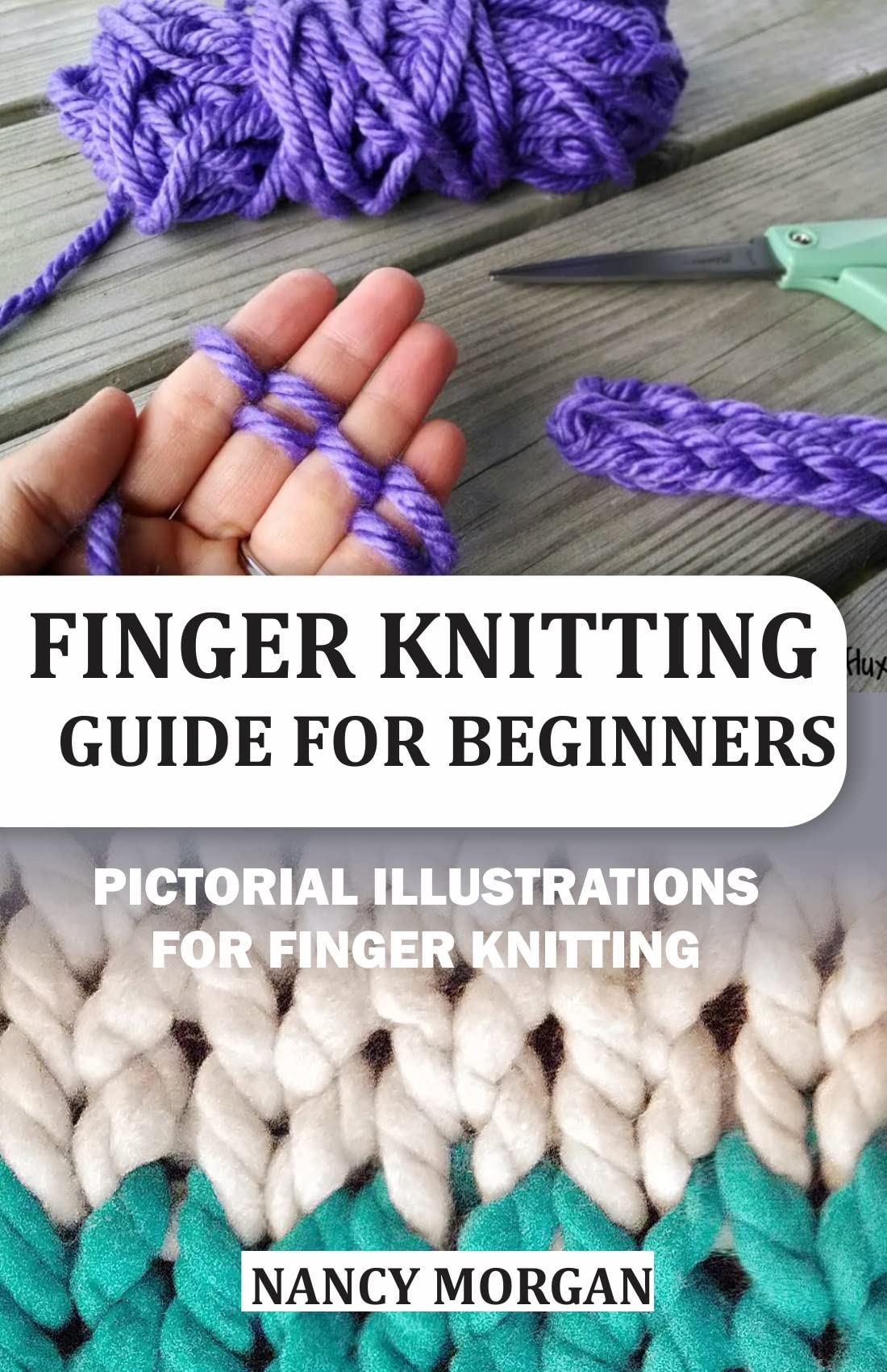 FINGER KNITTING GUIDE FOR BEGINNERS: PICTORIAL ILLUSTRATIONS FOR FINGER ...