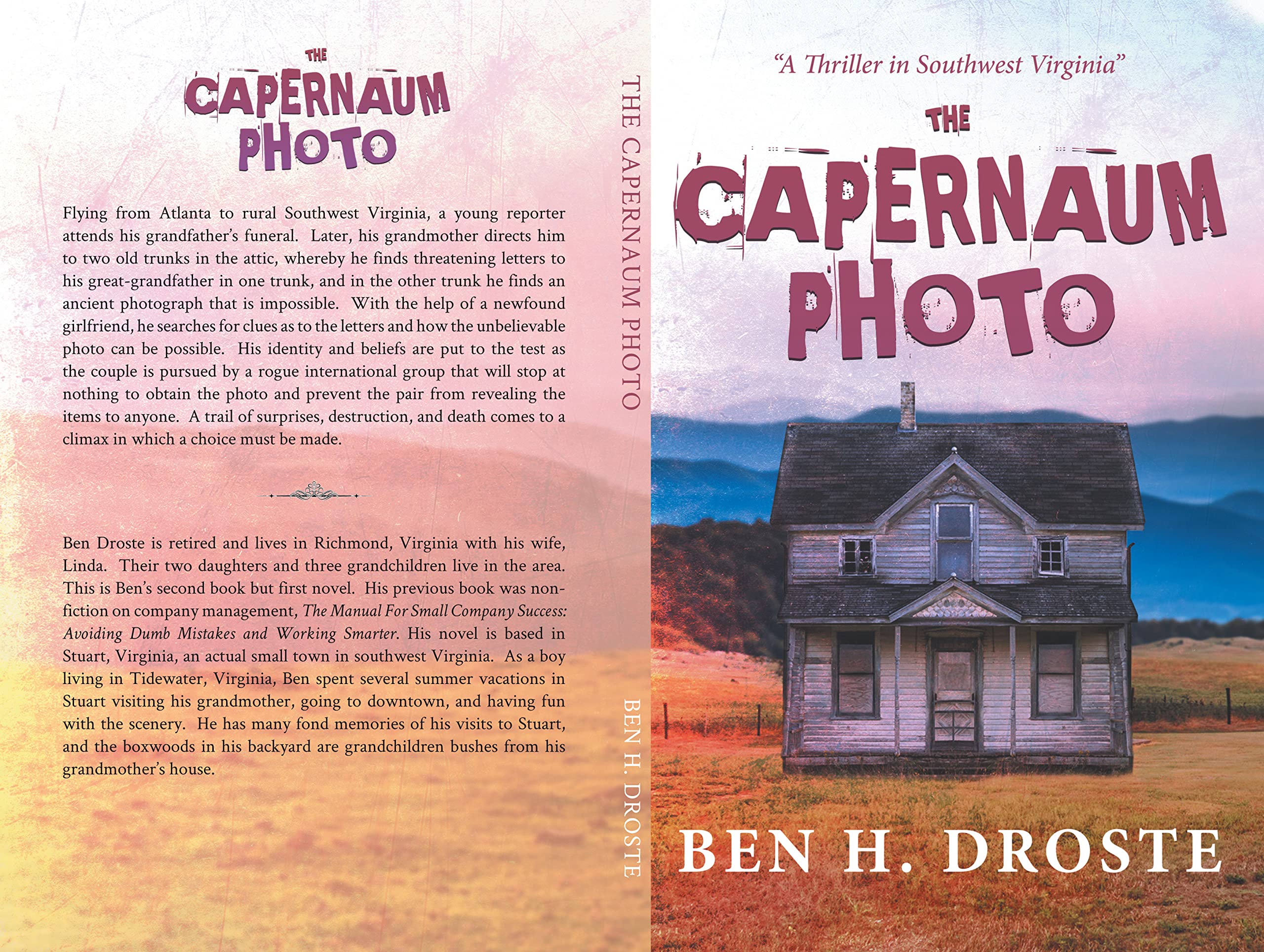 The Capernaum Photo: A Thriller in Southwest Virginia by Ben Droste ...