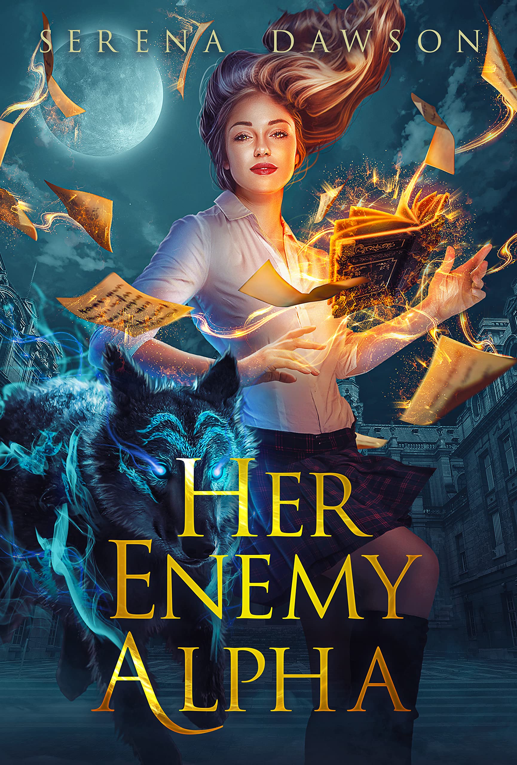 Her Enemy Alpha (Battle For The Academy, #1) by Serena Dawson | Goodreads