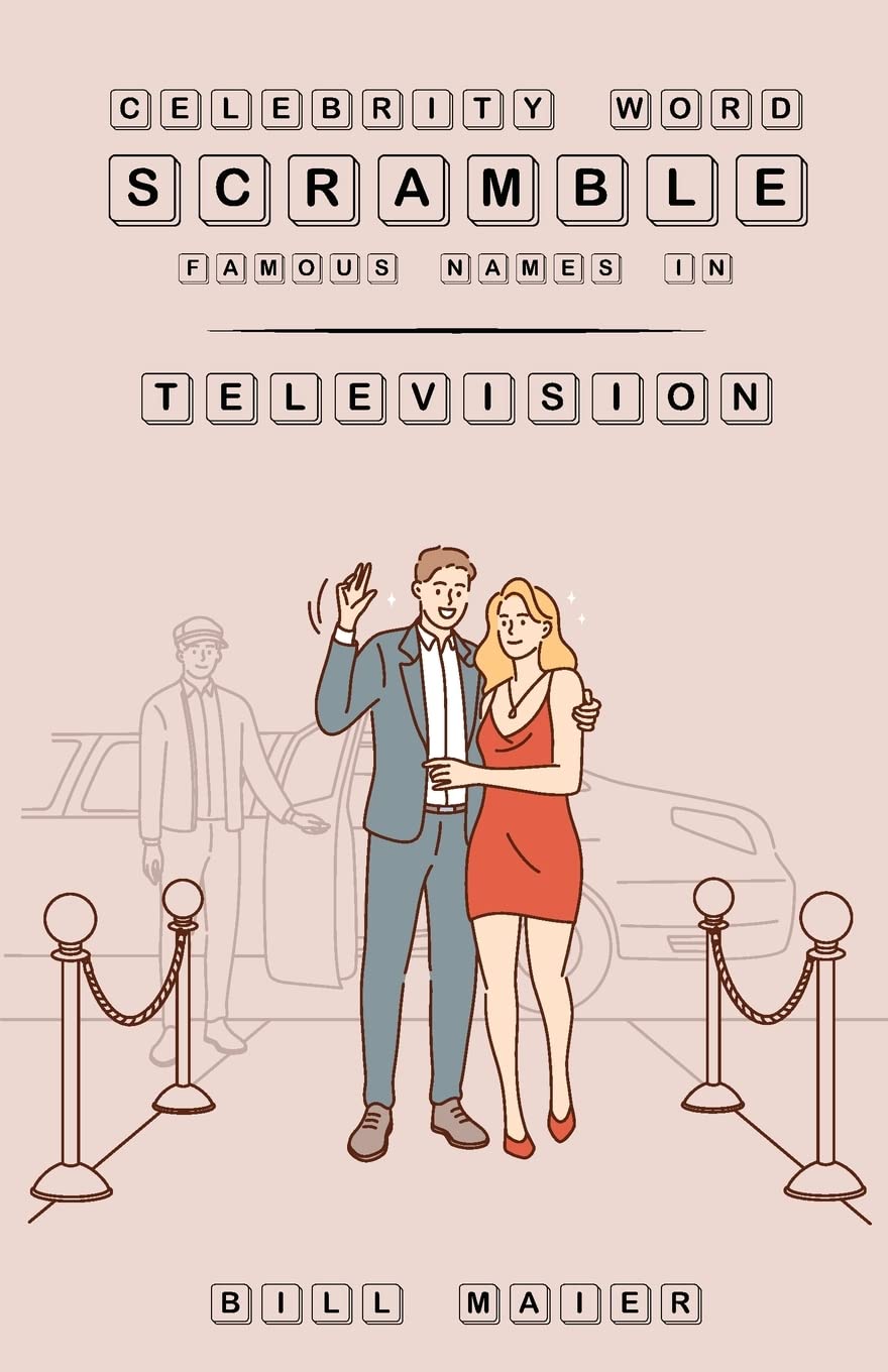 Celebrity Word Scramble Famous Names in Television by Bill Maier ...
