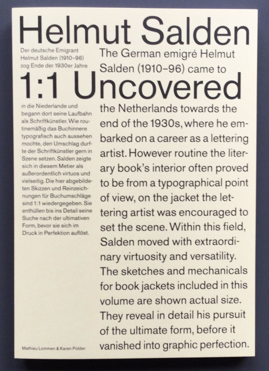 Helmut Salden Uncovered 1:1 by Mathieu Lommen | Goodreads