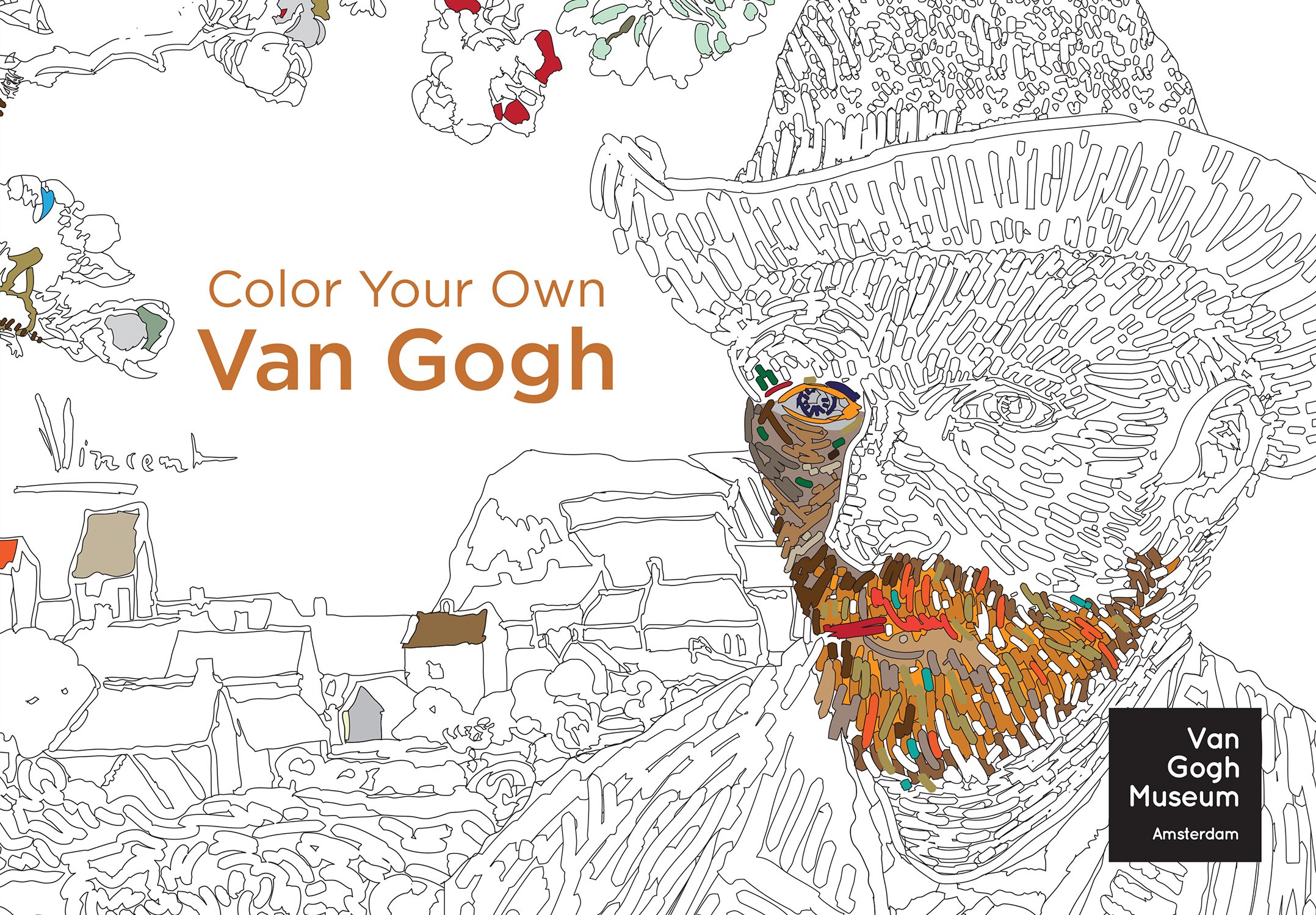 Color Your Own Van Gogh: A Coloring Book by Van Gogh Museum Amsterdam ...