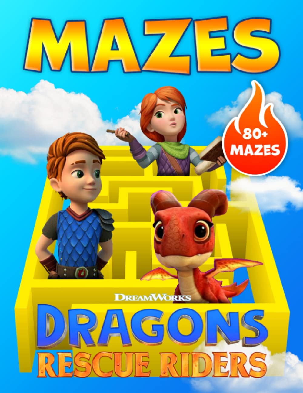 Dragon Rescue Riders Mazes: Pull Children Into A New World Where They ...