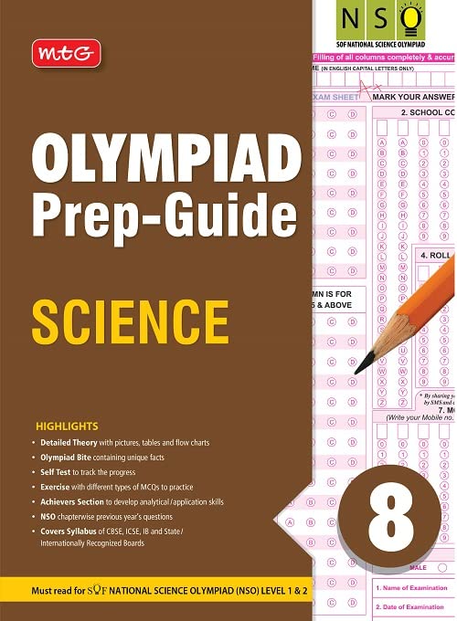 Olympiad Prep-Guide Science Class - 8, NSO Chapterwise Previous Year ...