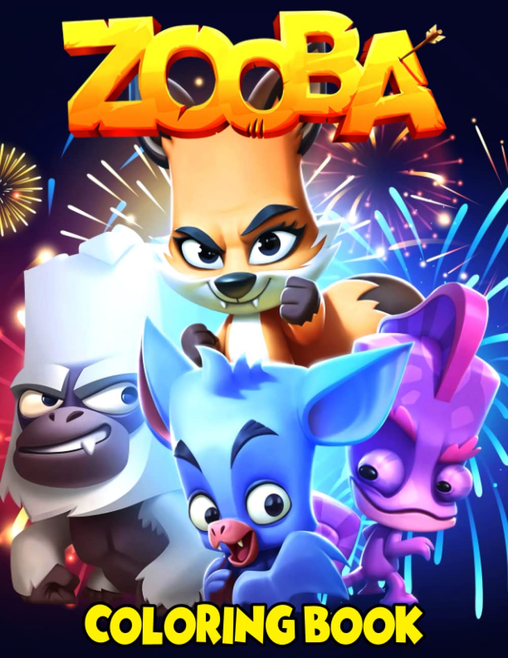 Zooba Coloring Book: Cool Coloring Book With Lots Of Zooba Images For ...