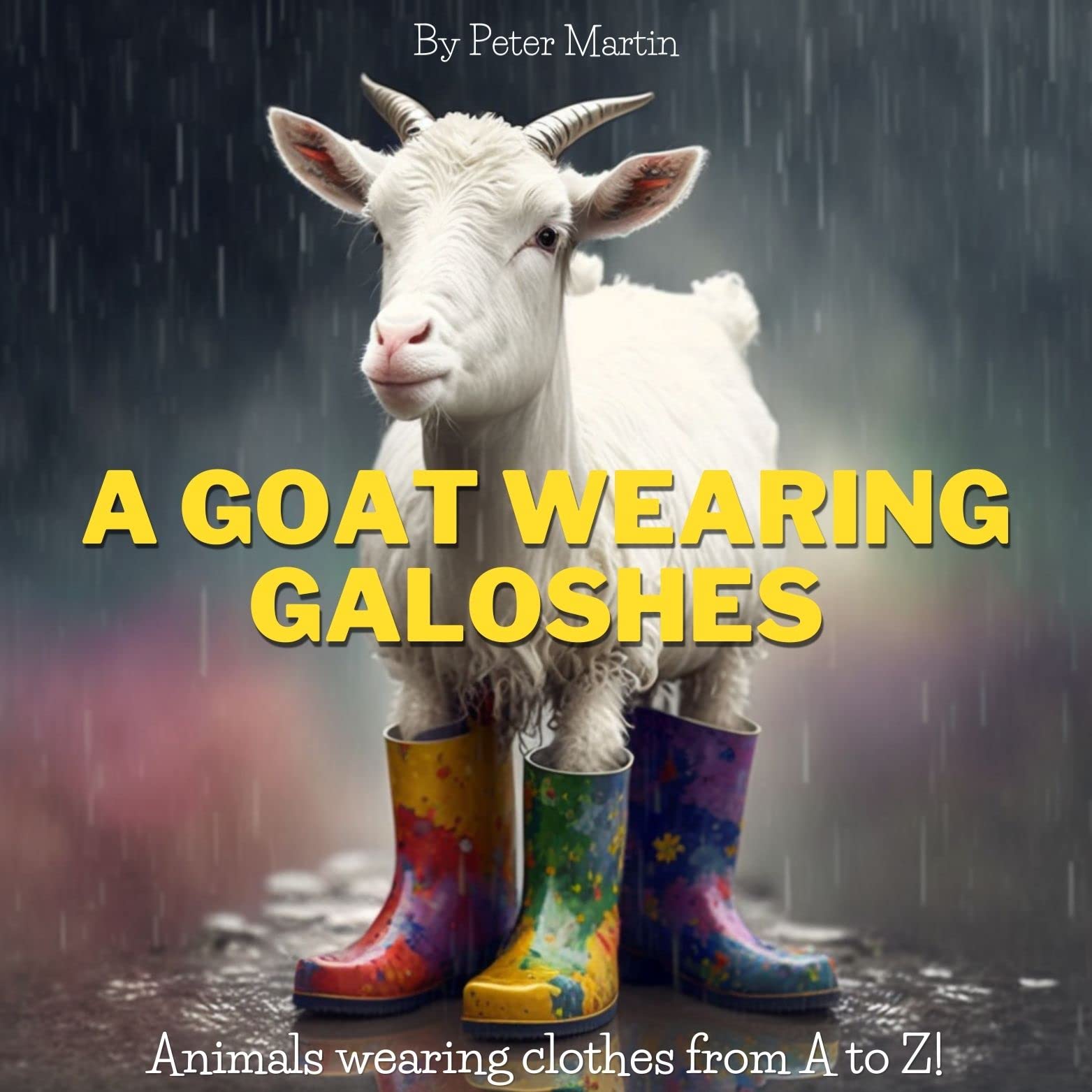 A Goat Wearing Galoshes: Animals wearing clothes from A to Z! by Peter ...