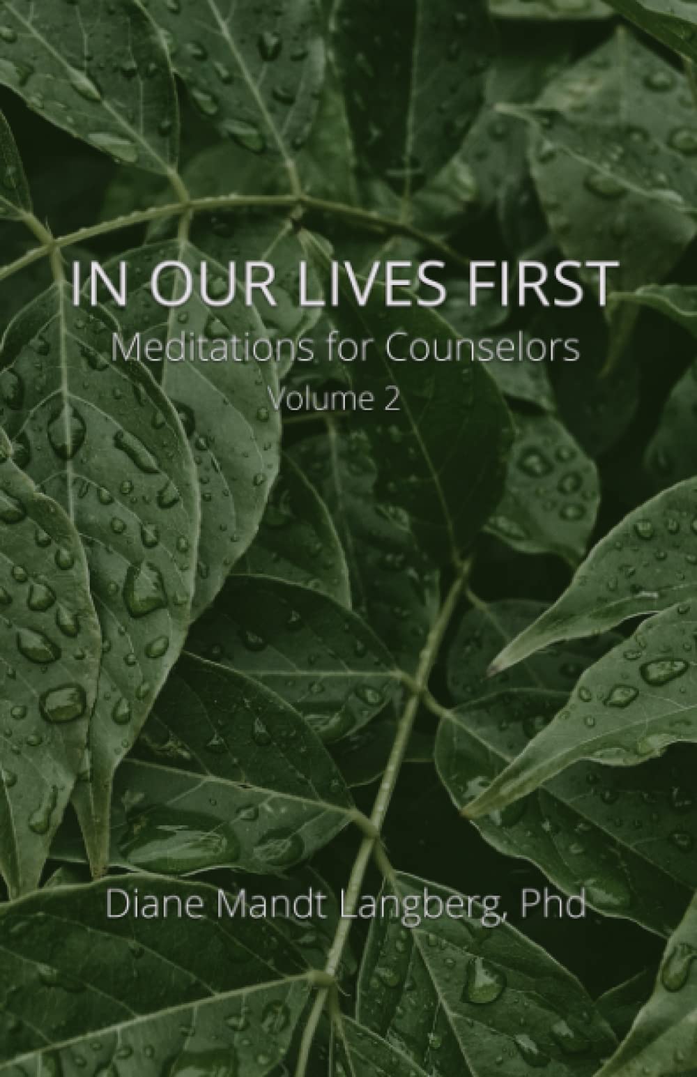 In Our Lives First: Meditations for Counselors Volume 2 by Diane ...
