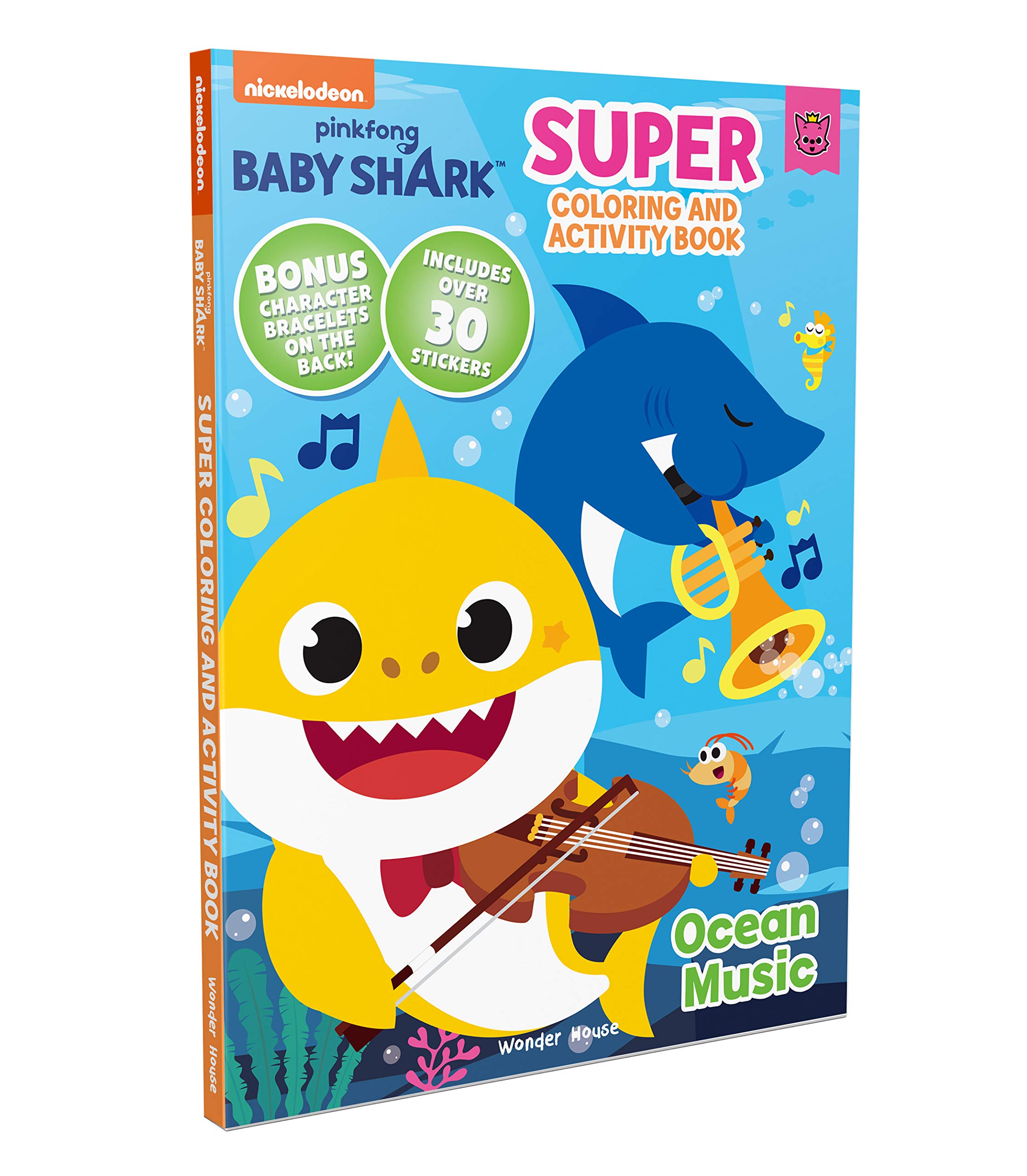 Pinkfong Baby Shark - Ocean Music : Super Coloring and Activity Book by ...