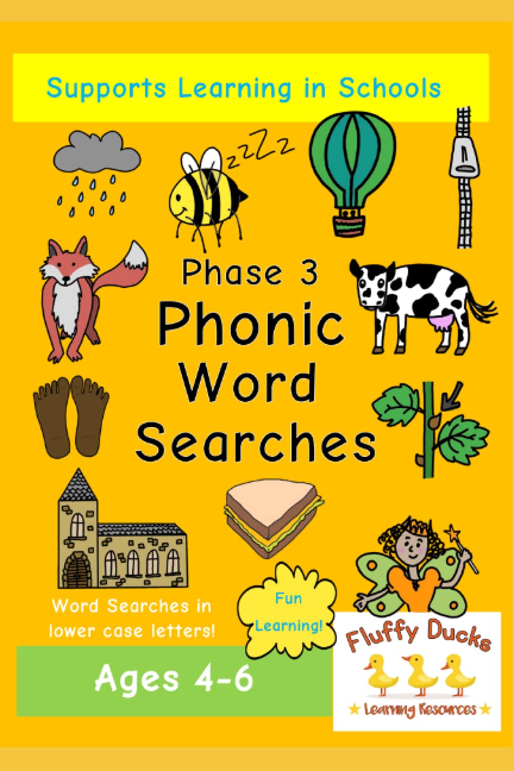 Phonic Word Searches Phase 3: Fun Learning: Student Book by Juliet ...