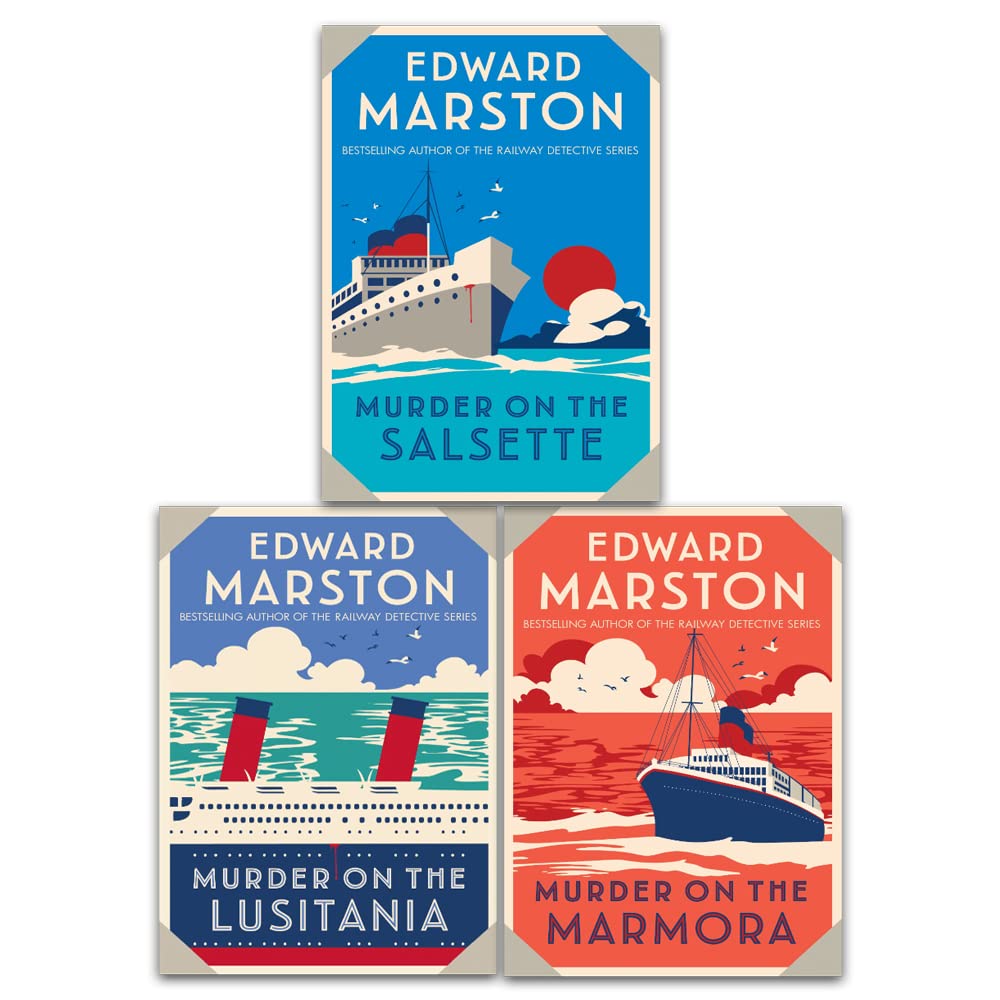 Edward Marston Ocean Liner Mysteries Collection 3 Books Set by Edward ...