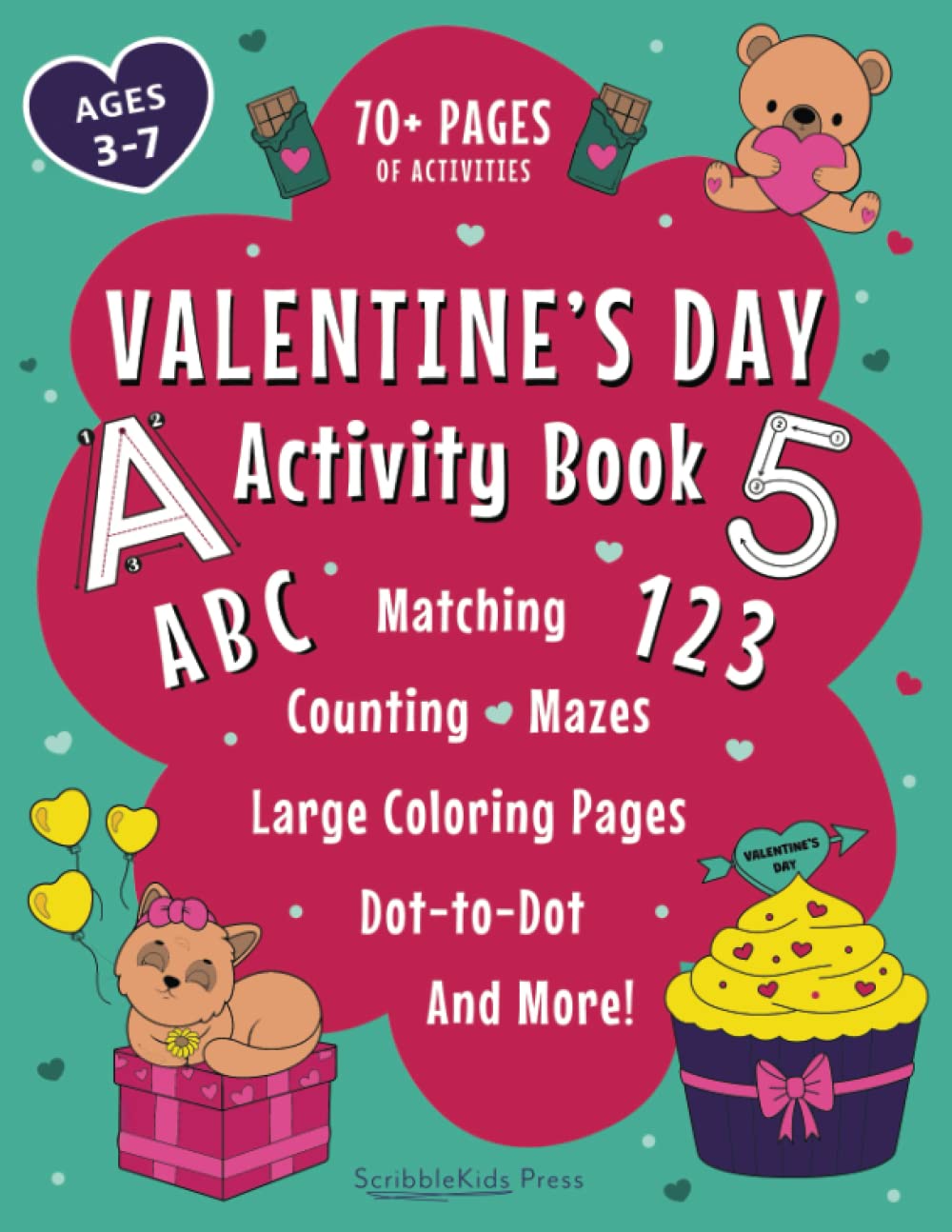 Valentine s Day Activity Book For Preschool Kindergarten And 1st valentine-s-day-activity-book-for-preschool-kindergarten-and-1st