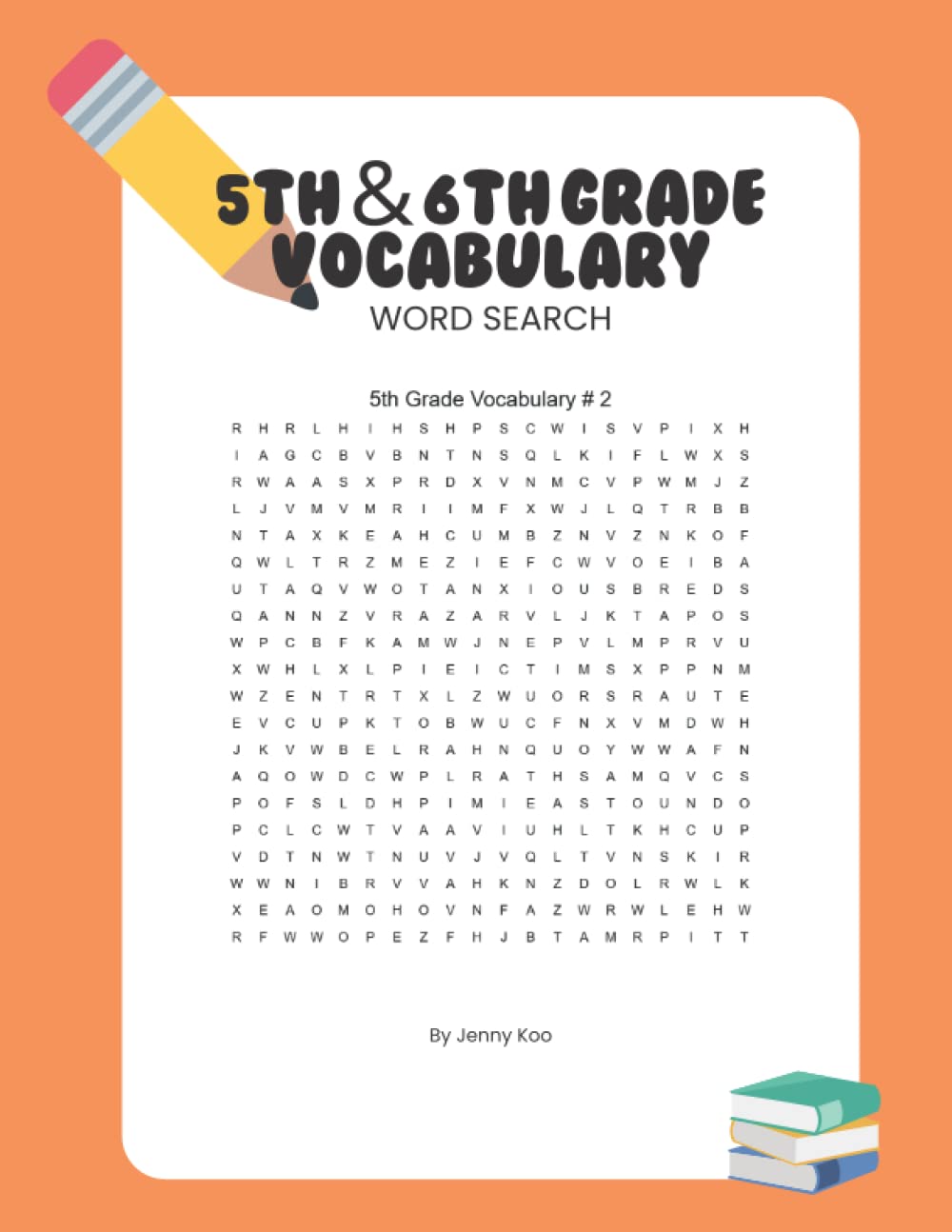 5th & 6th Grade Vocabulary Word Search: Learn English. Learn New Words ...
