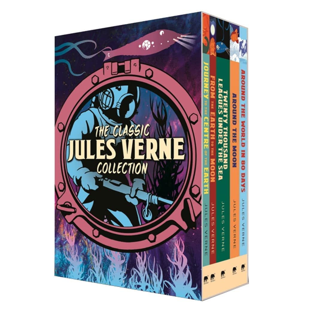The Classic Jules Verne Collection 5 Books Box Set by Jules Verne ...