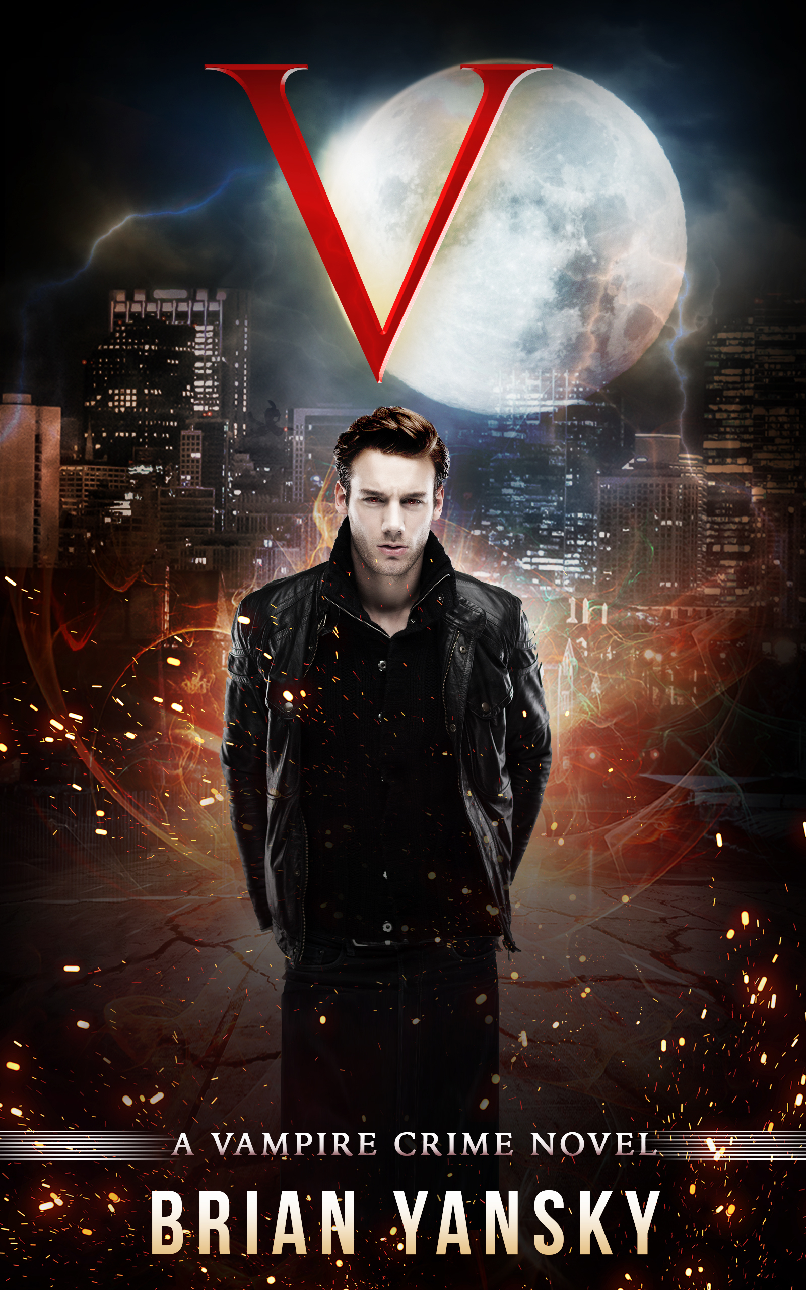 V : A Vampire Crime Novel by Brian Yansky | Goodreads