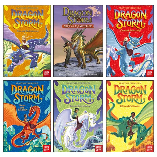 Dragon Storm Series 6 Books Collection Set By Alastair Chisholm by ...
