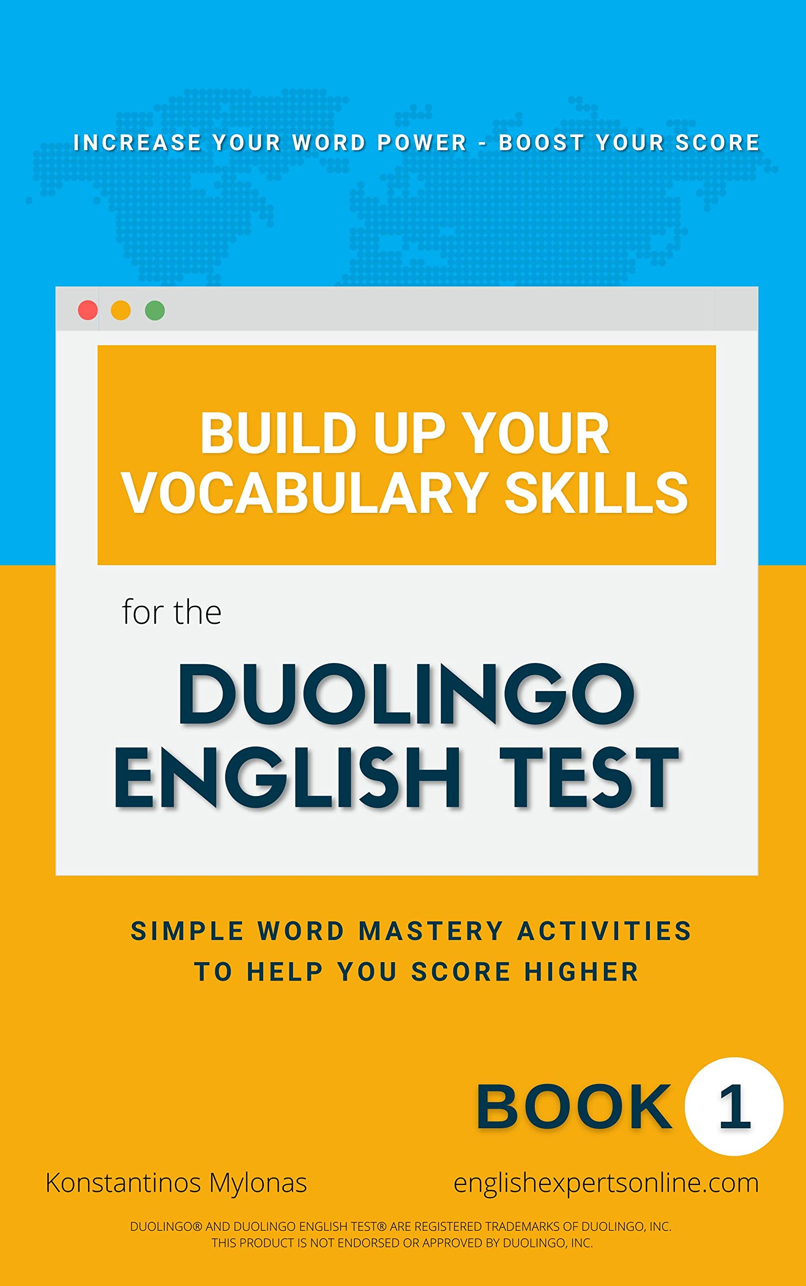 Build up your vocabulary skills for the Duolingo English Test®/Book 1 ...