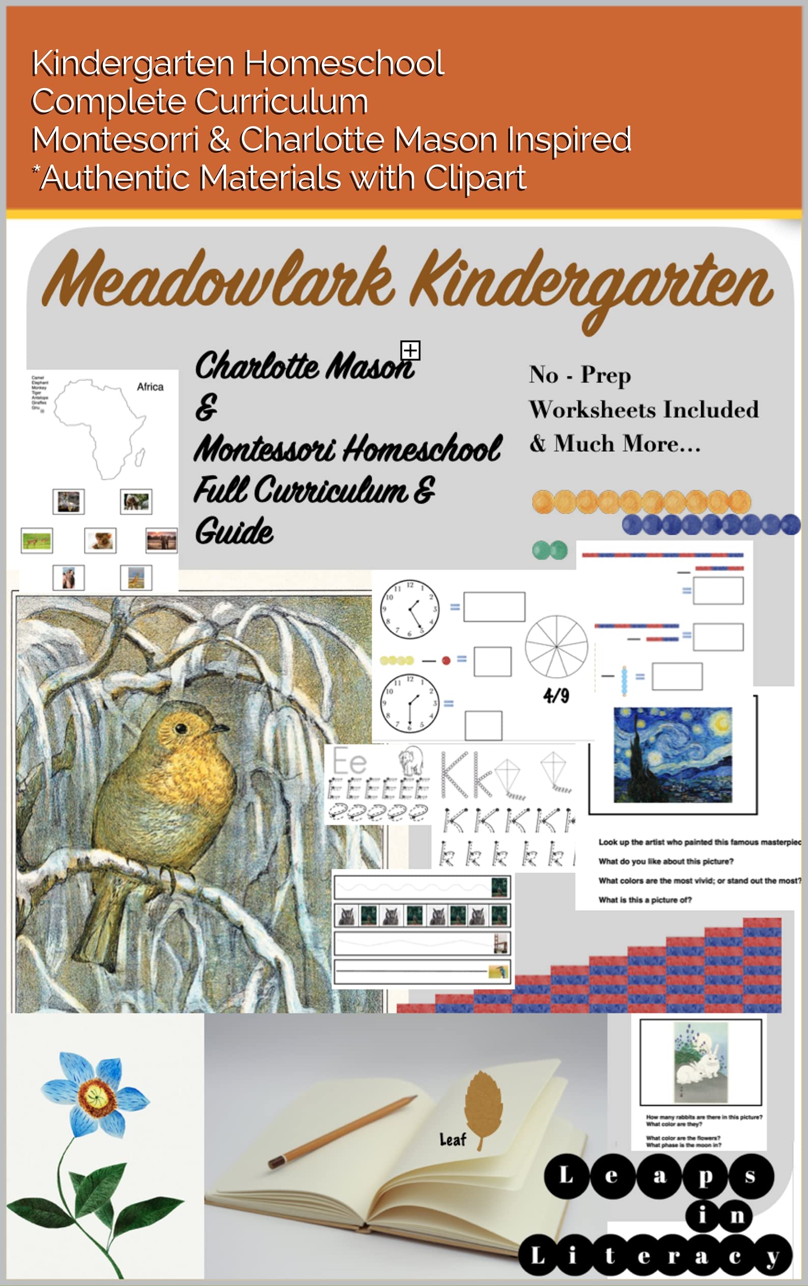 Meadowlark Kindergarten Montessori and Mason Guide: Homeschool ...