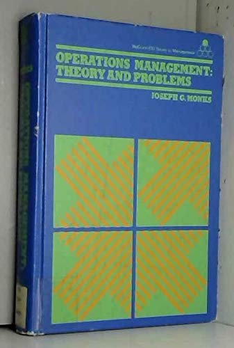 Operations Management: Theory and Problems by Joseph G. Monks | Goodreads