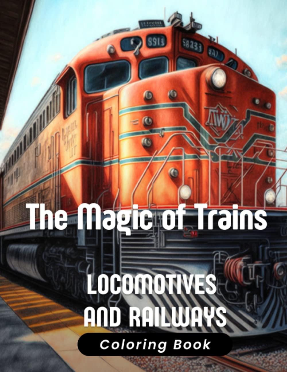 The Magic of Trains - Coloring Book - Locomotives and Railways by ...