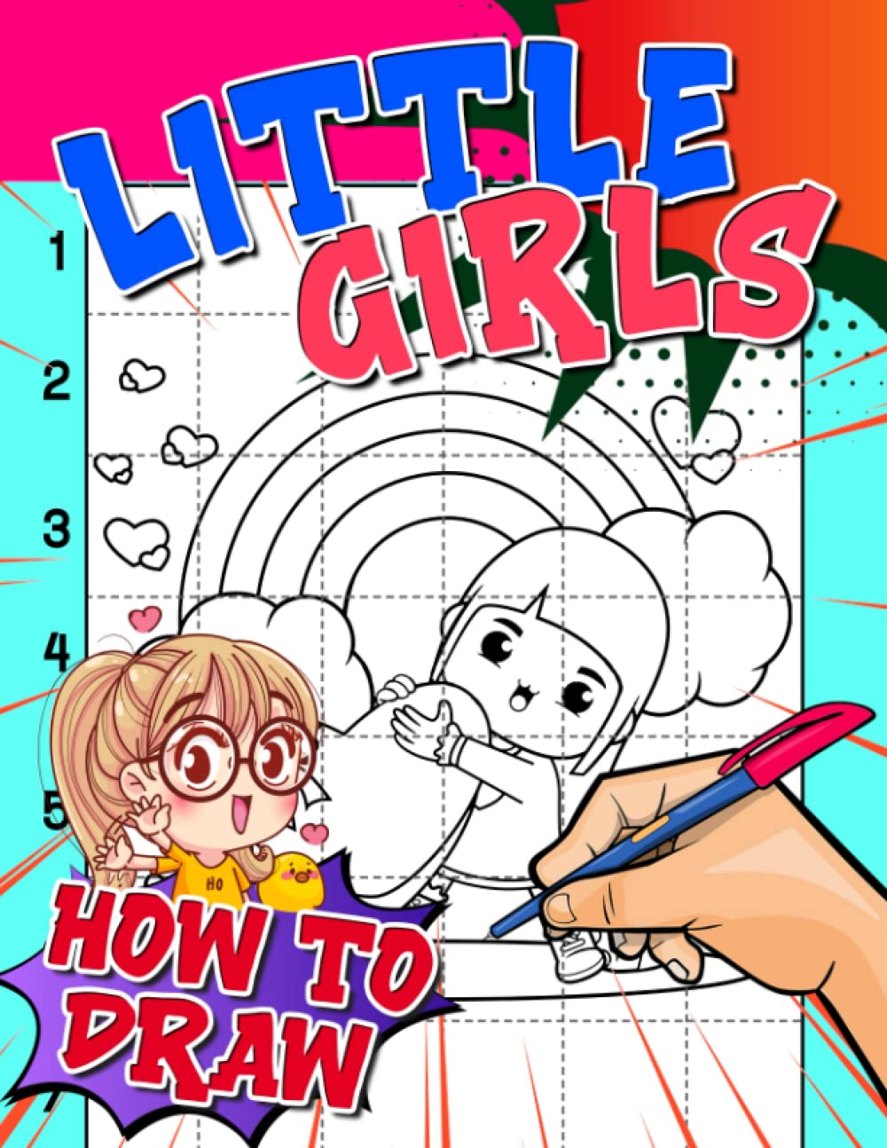 How To Draw Little Girls: Easy Guide Book For Drawing Book With 30 Step ...